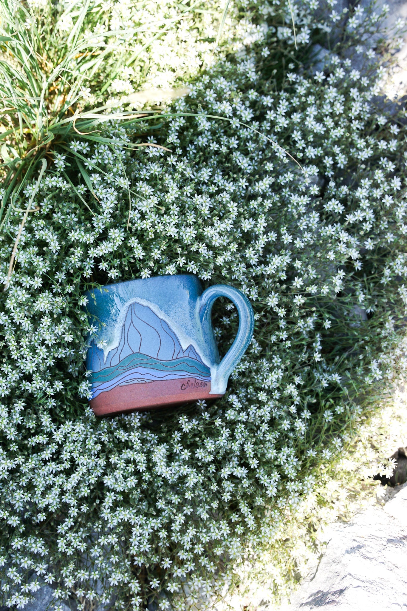 Handmade Carved Sgraffito Mugs- Small Batch Pottery by Chelsea Pottery ...